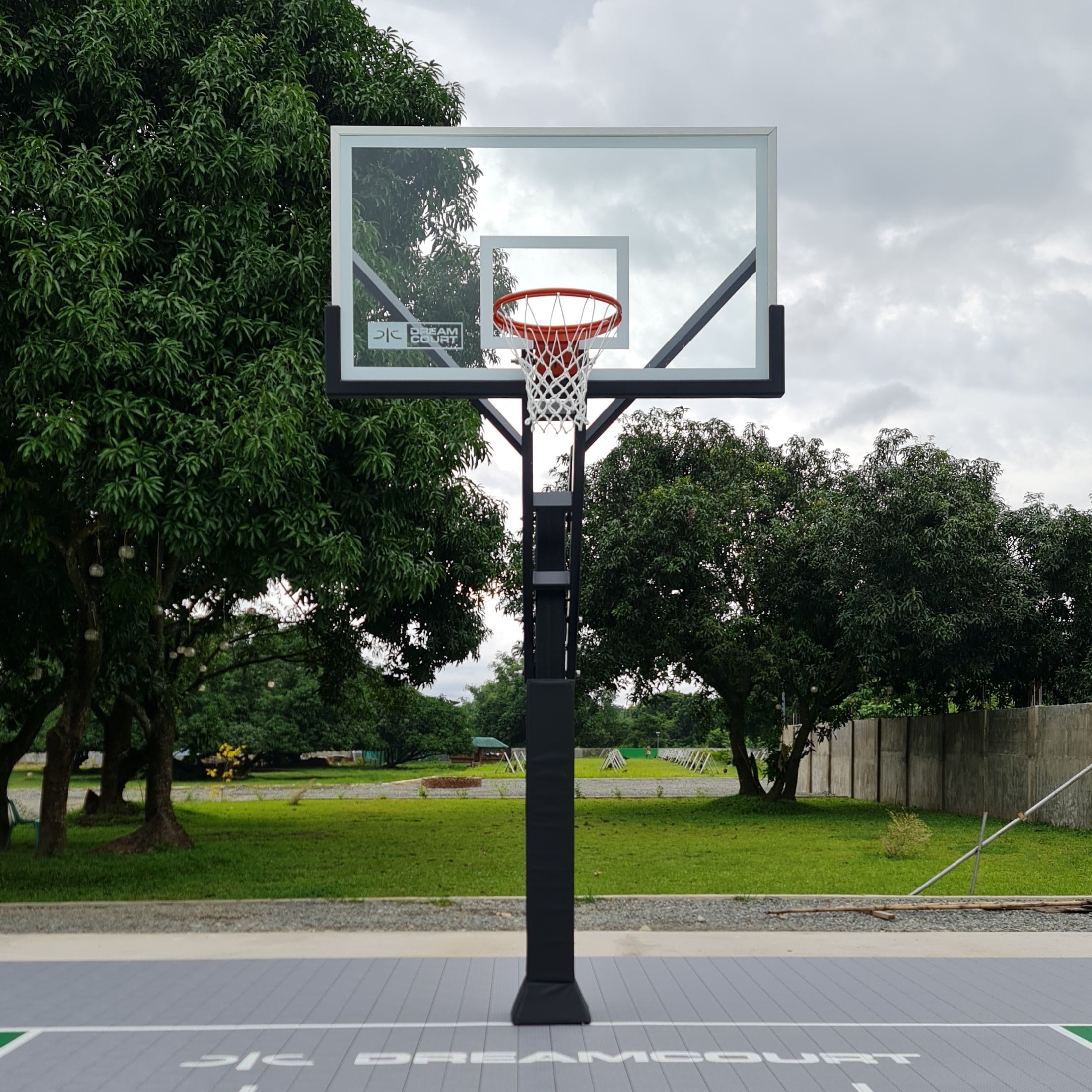Adjustable Height Floor Mounted Hoop System – Dreamcourt